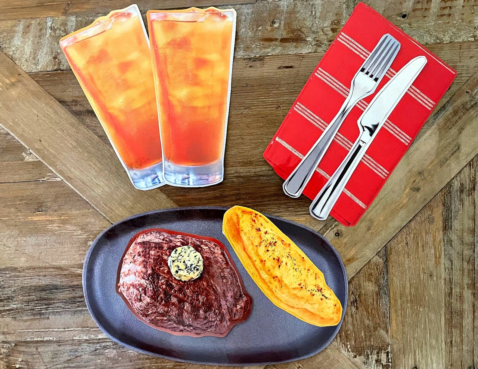 Steak House Dramatic Play | Food Pretend Play | Food Cutouts | Prek ...