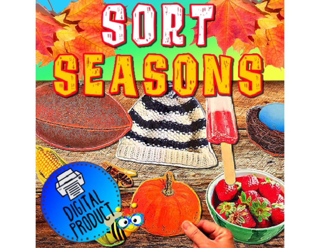 Seasons Sorting | Seasons | Seasons Sorting Mats | Center Activities ...