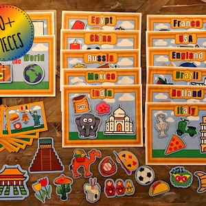 Around the World Activity | Countries Matching Activity | Sorting ...