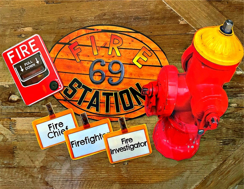 Fire Station Dramatic Play | Fire Safety Pretend Play | Preschool ...