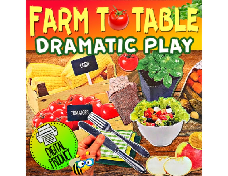 Dramatic Play Farm to Table Farm Dramatic Play Bulletin Board Decor ...