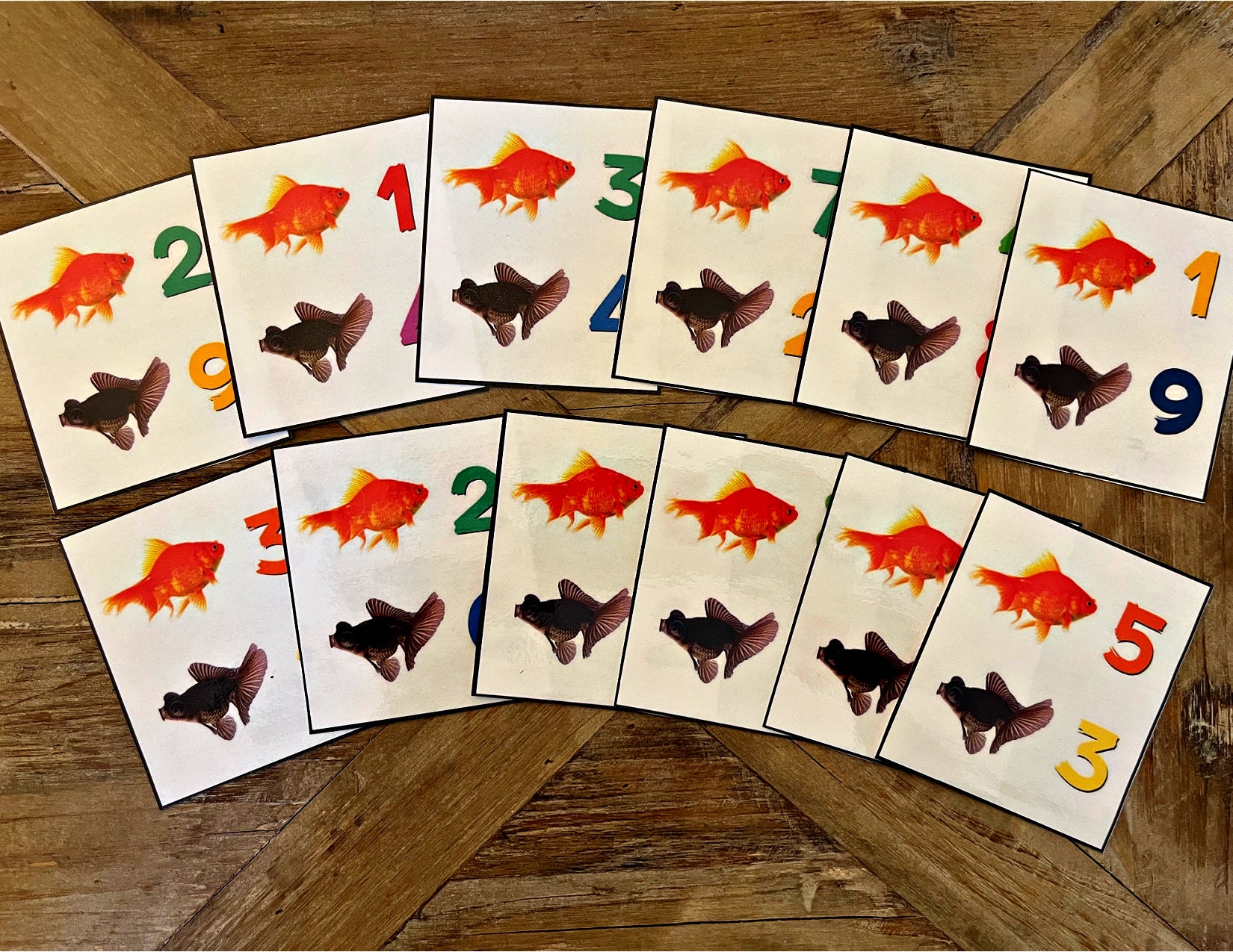 Counting Goldfish Sensory Bin Activity | Goldfish Counting | Sensory ...