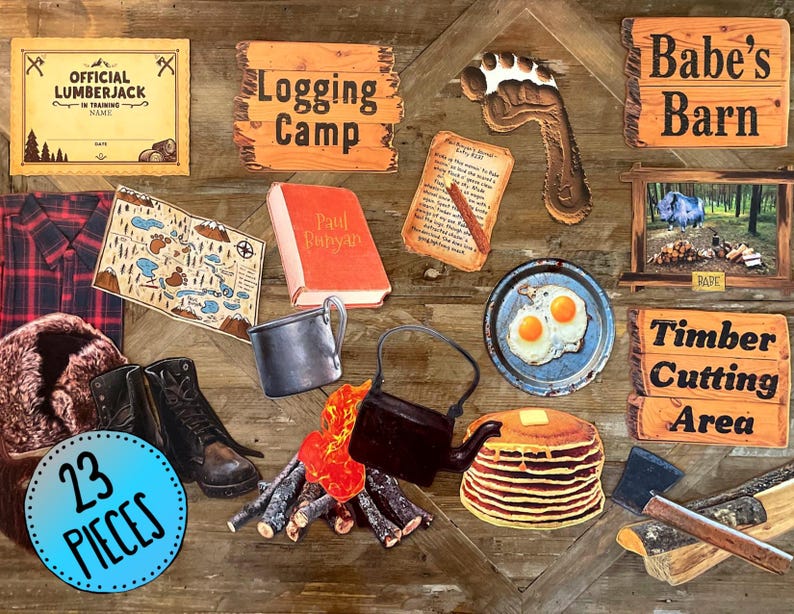 Paul Bunyan Dramatic Play | Printable | Digital Download | Tall Tale ...