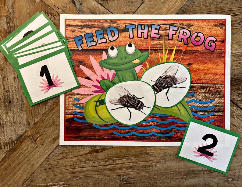 Feed the Frog Sensory Bin Activity | Frog Theme | Counting Activity ...