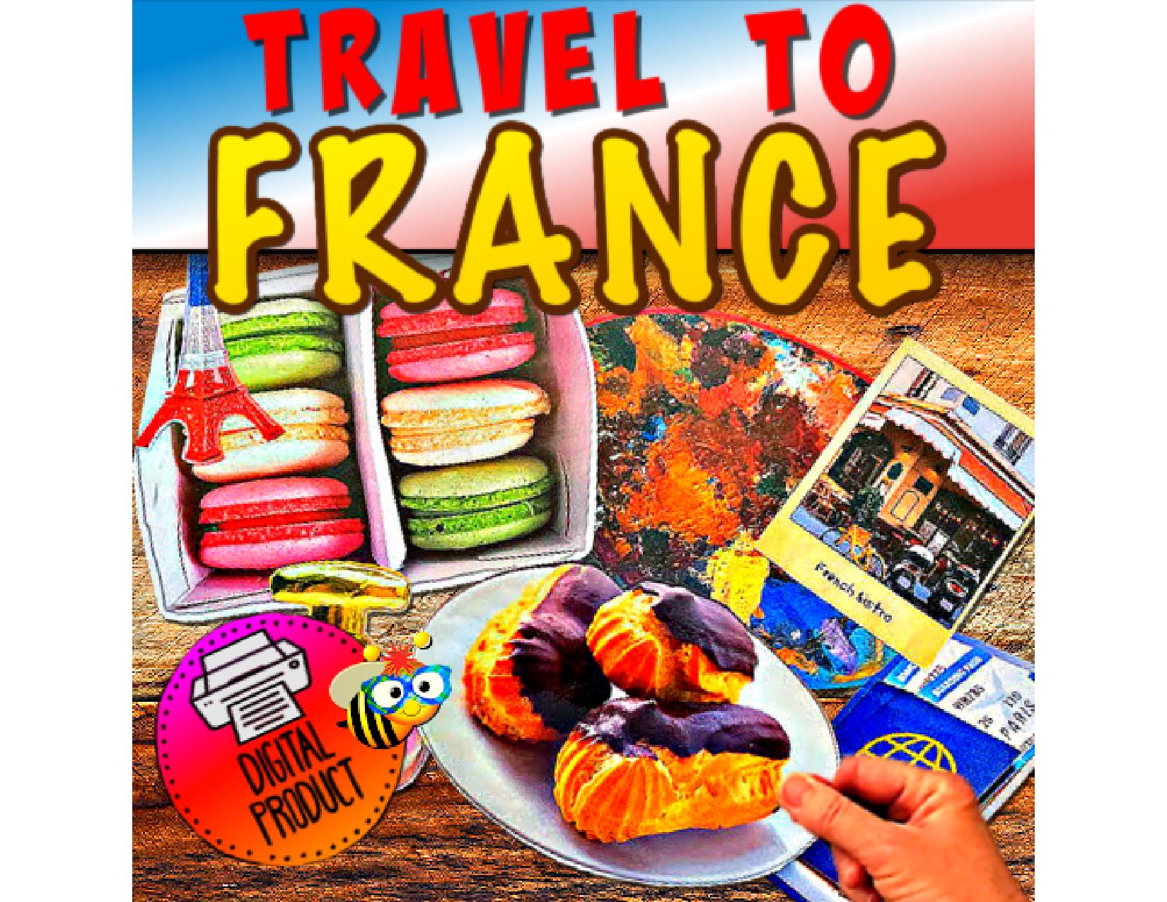 France Travel Dramatic Play | Printable Dramatic Play for Preschool ...