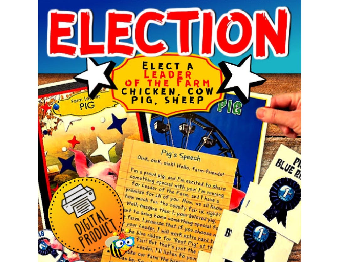 Election Day Activity | Farm Activity| Voting Activity | Preschool Play ...