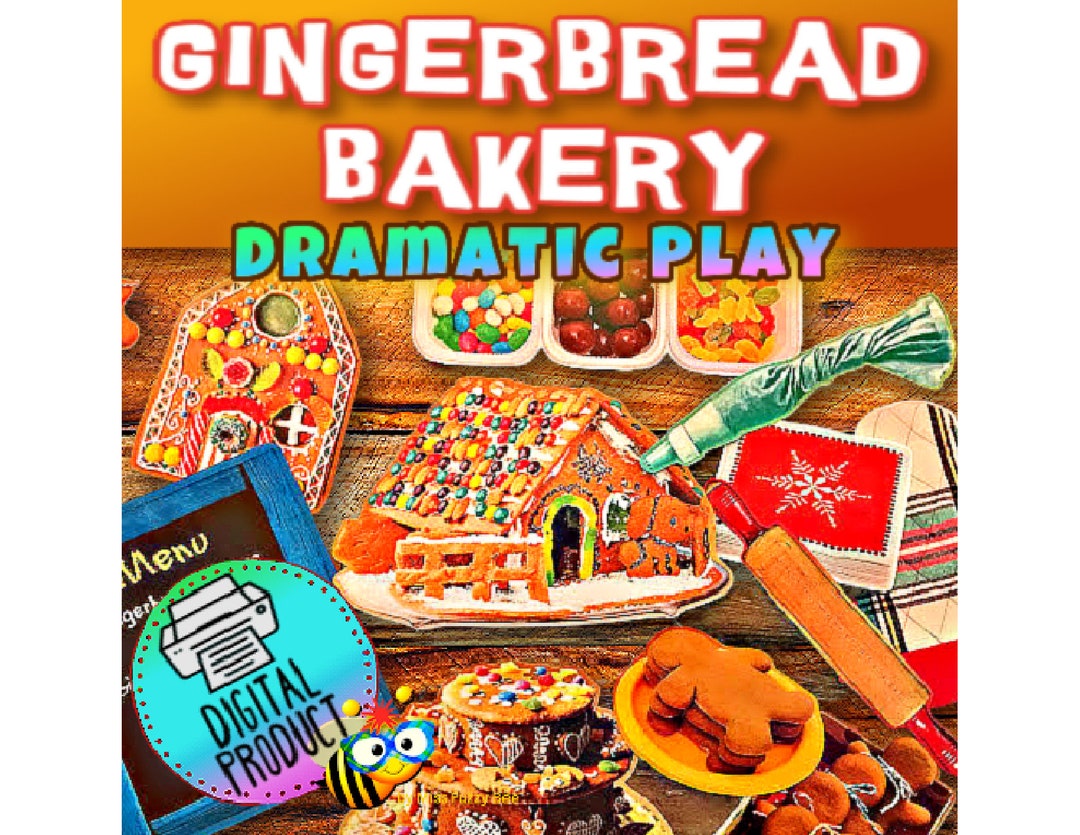 Gingerbread Dramatic Play | Bakery Dramatic Play | Pretend Play ...