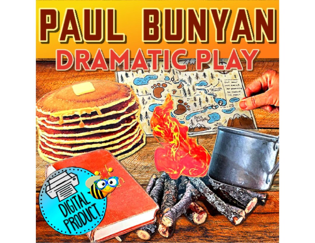 Paul Bunyan Dramatic Play | Tall Tale Activity | Printable Preschool ...
