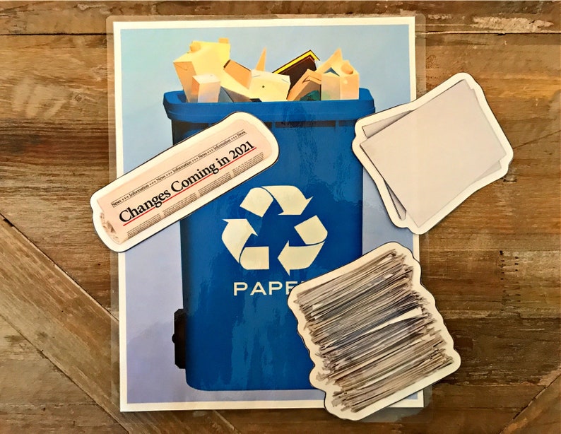 Recycling Activity Conservation Activity Sorting Mats Scavenger Hunt ...