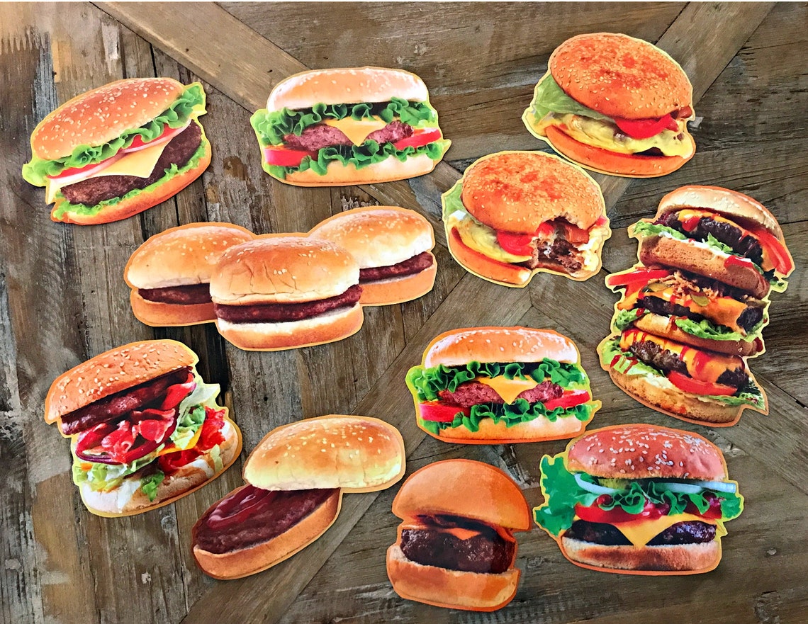 Dramatic Play Hamburger Pretend Play Food Activities Printable Dramatic ...