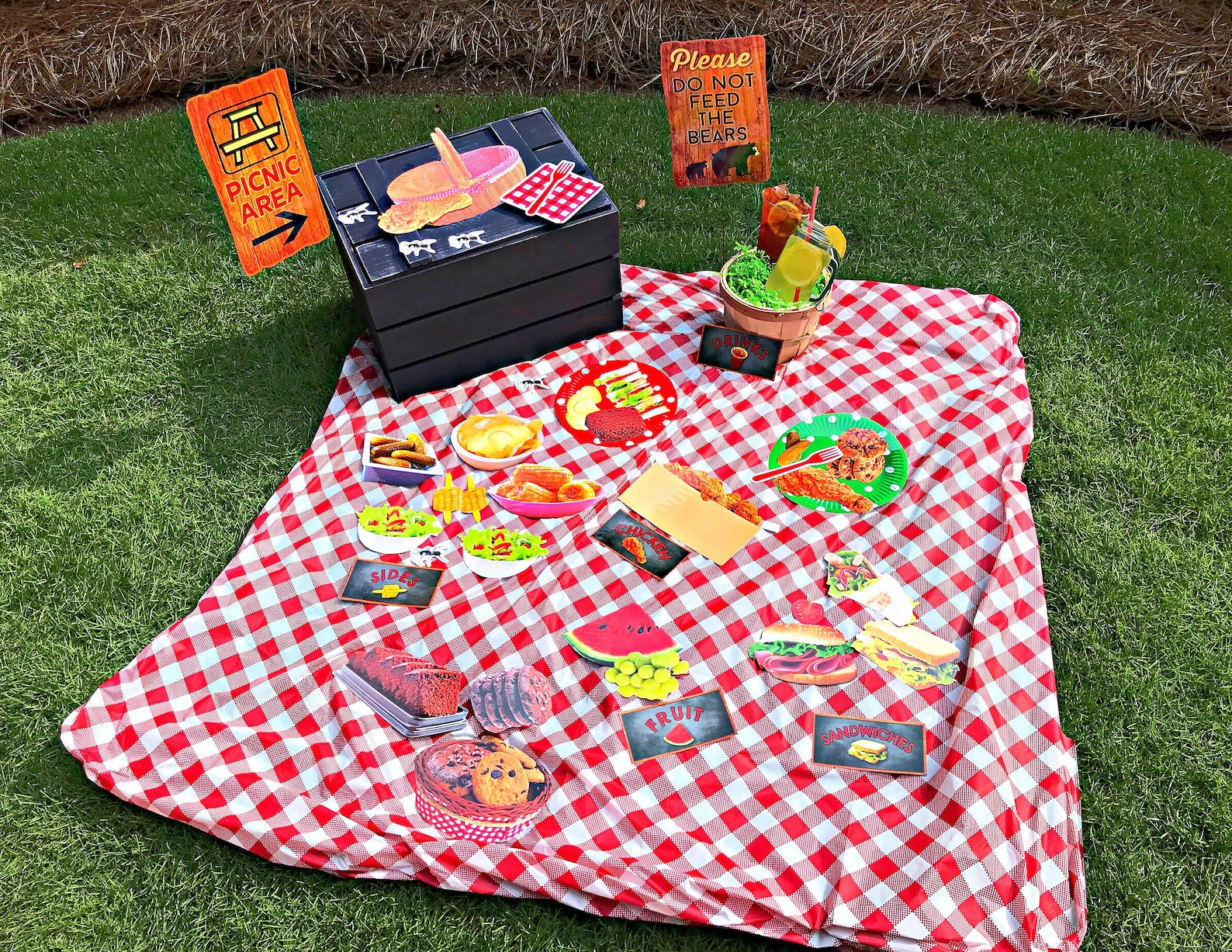 Picnic Dramatic Play | Food Cutouts | Picnic Activity | Preschool ...