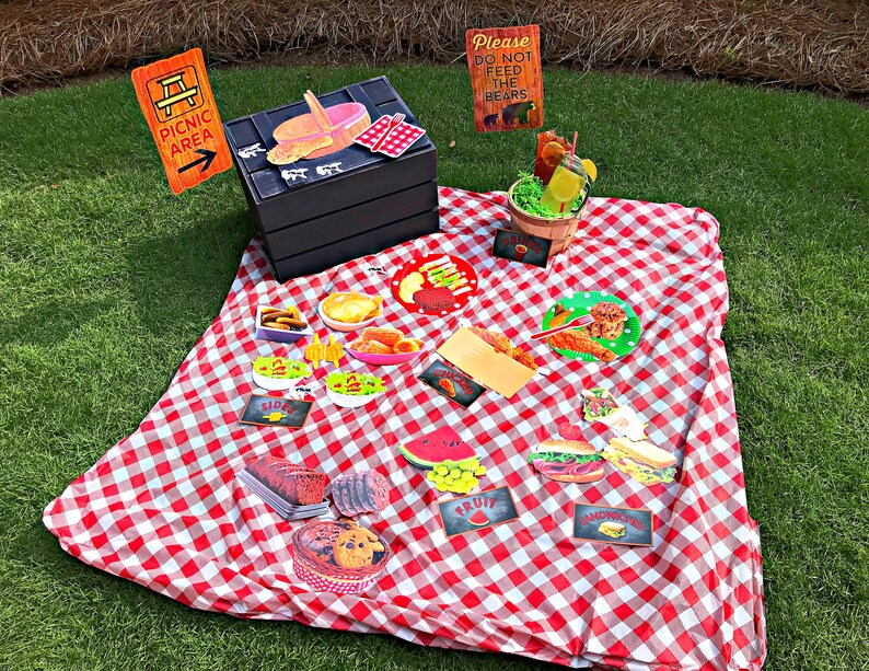 Picnic Dramatic Play | Food Cutouts | Picnic Activity | Preschool ...