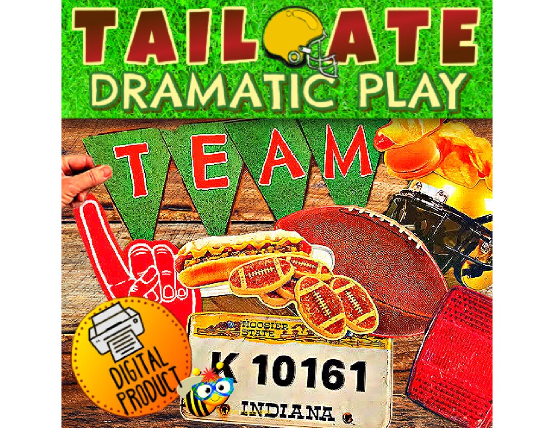 Football Tailgate Party Dramatic Play Football Tailgate Pretend Play ...