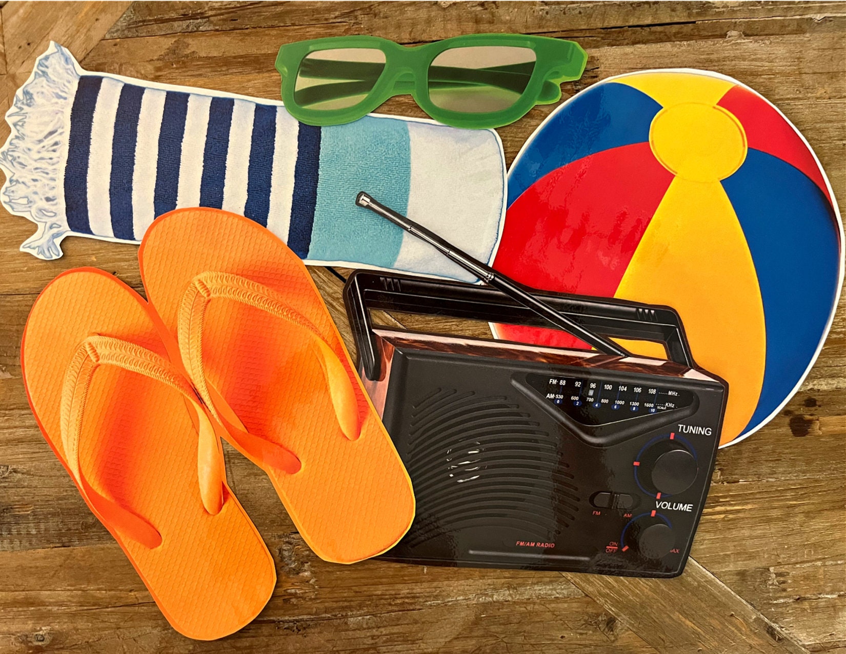 Beach Dramatic Play | Beach Trip Pretend Play | Bulletin Board ...
