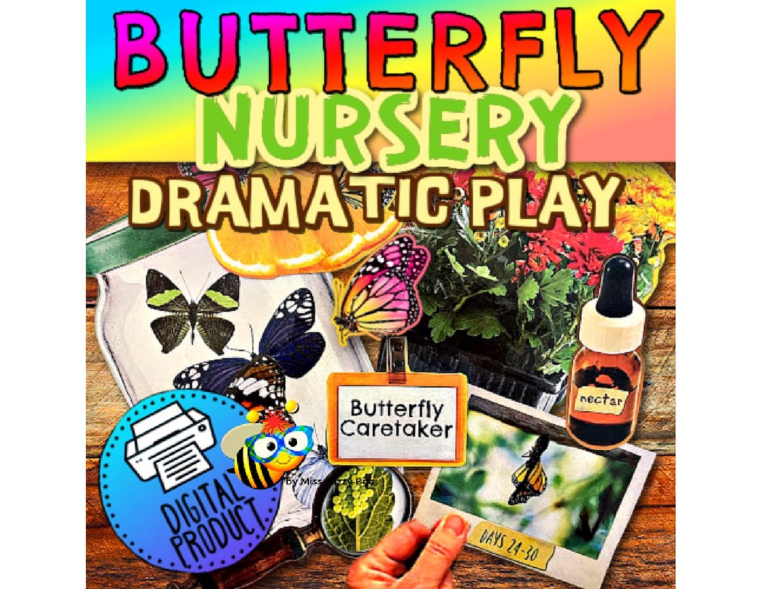 Butterfly Nursery Dramatic Play | Butterfly Pretend Play | Butterfly ...