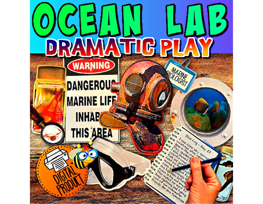 Dramatic Play Ocean Lab Ocean Pretend Play Preschool Toy Preschool Play ...