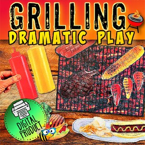 Grilling Dramatic Play | Pretend Play Grilling | Summer Activity ...