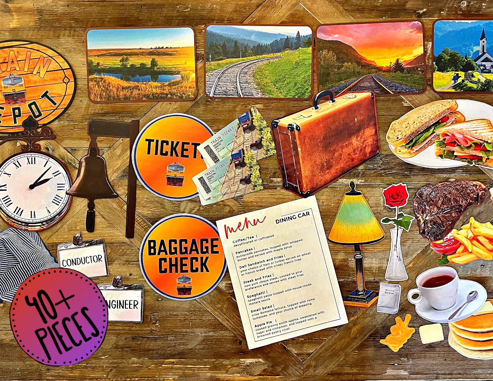 Train Dramatic Play | Train Pretend Play | Train Activity | Train ...