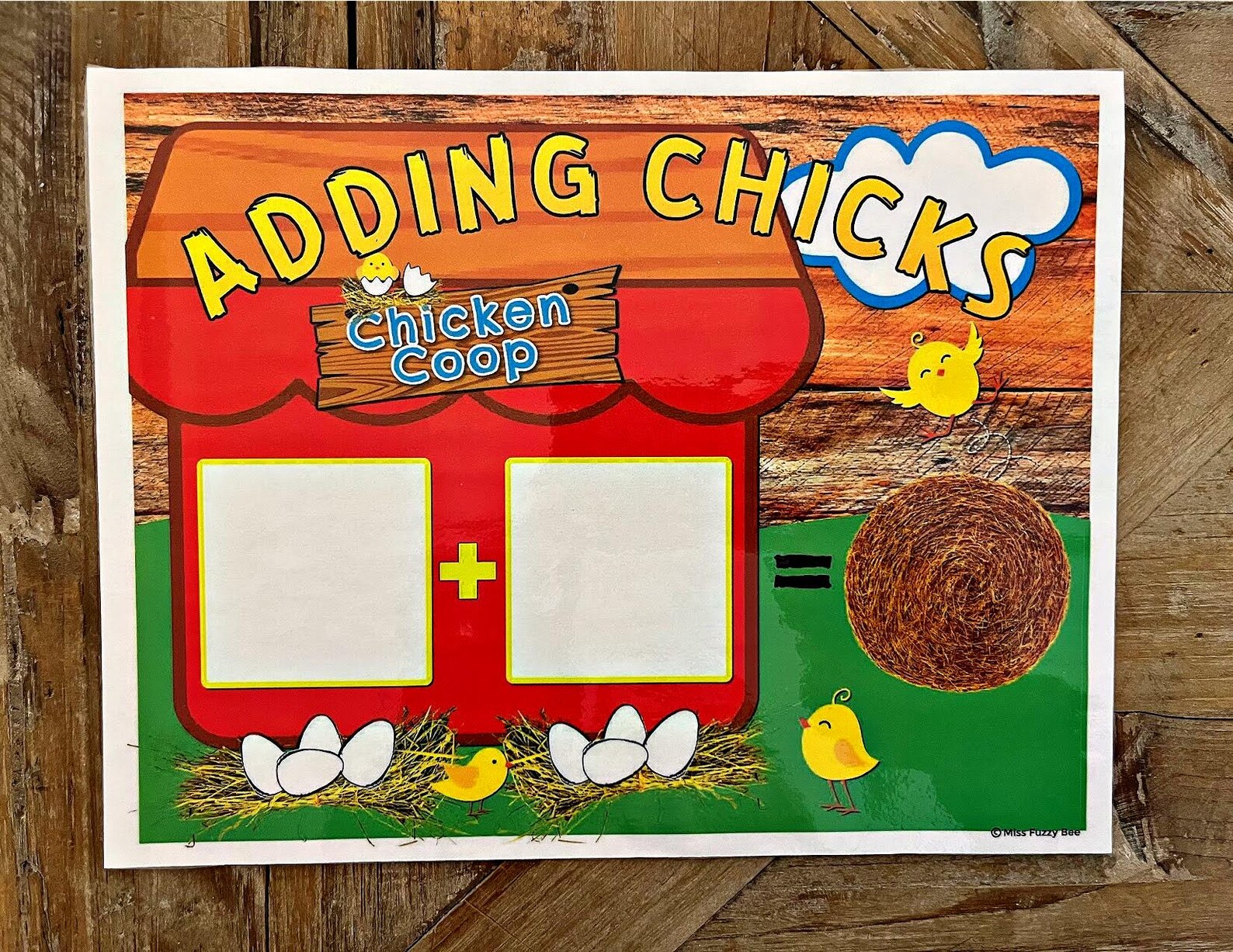 Addition Chicks Sensory Bin Activity | Math Centers | Addition Activity ...
