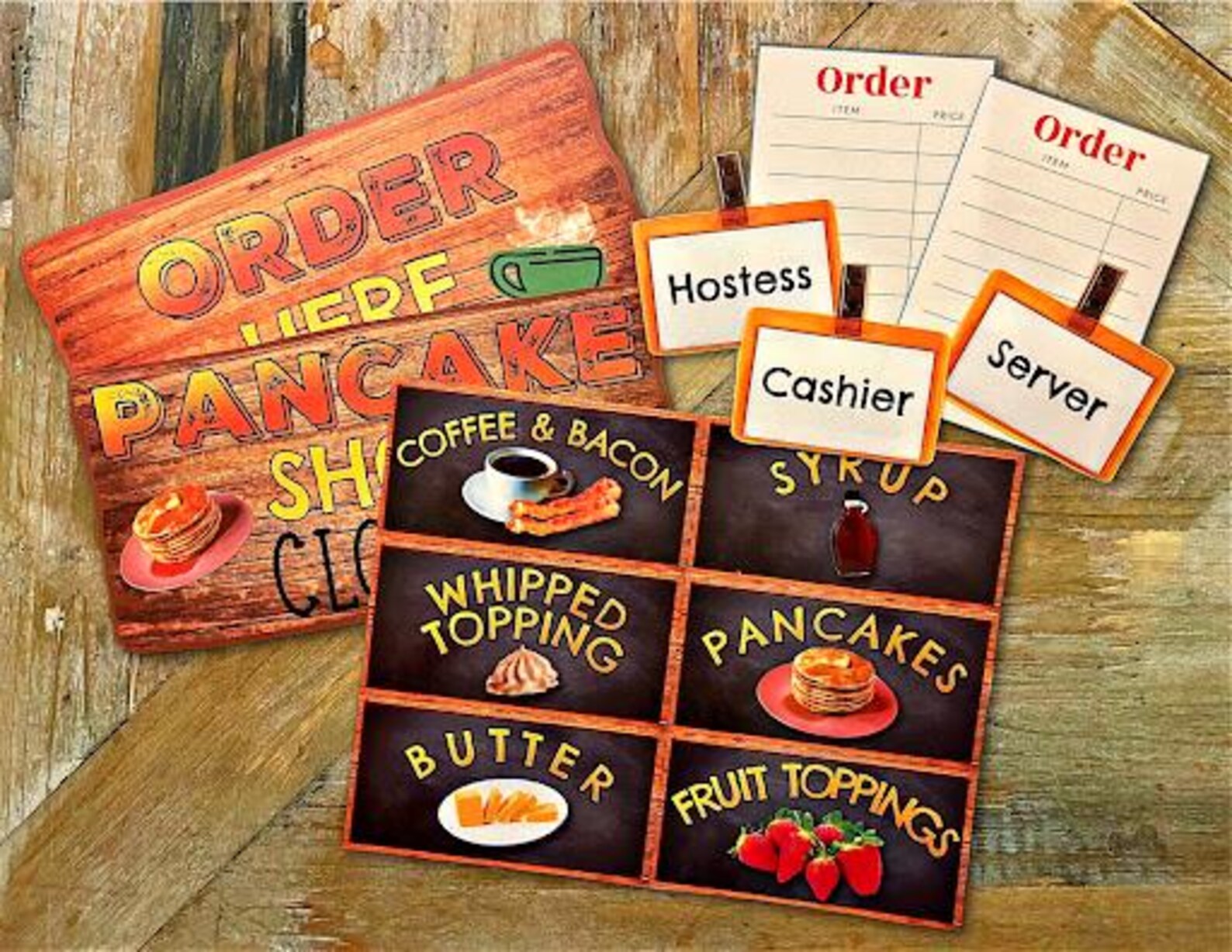 Pancake Shop Dramatic Play | Pancake Dramatic Play | Pancake Activity ...