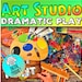Art Studio Dramatic Play | Art Pretend Play | Art Bulletin Board | Art ...