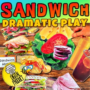 Sandwich Shop Dramatic Play | Restaurant Dramatic Play | Sandwich ...