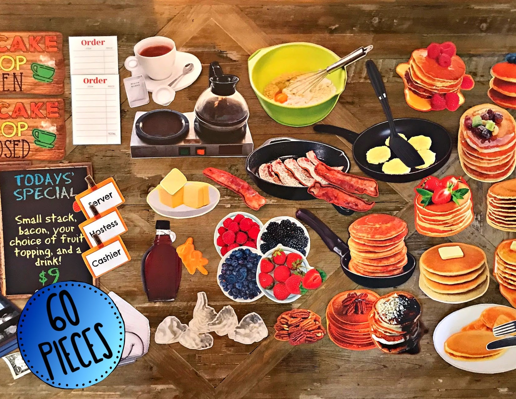 Pancake Shop Dramatic Play | Pancake Dramatic Play | Pancake Activity ...