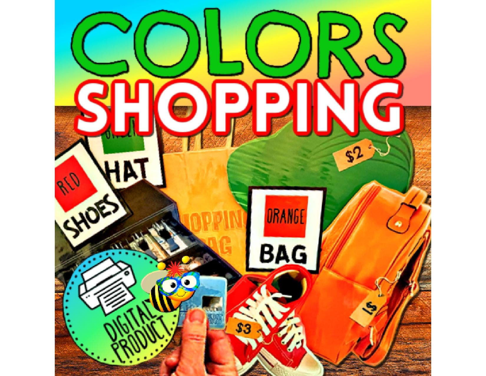 Color Shopping Dramatic Play | Identify Colors Preschool | Color ...