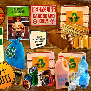 Recycling Center Dramatic Play | Recycle Pretend Play | Preschool Toy ...