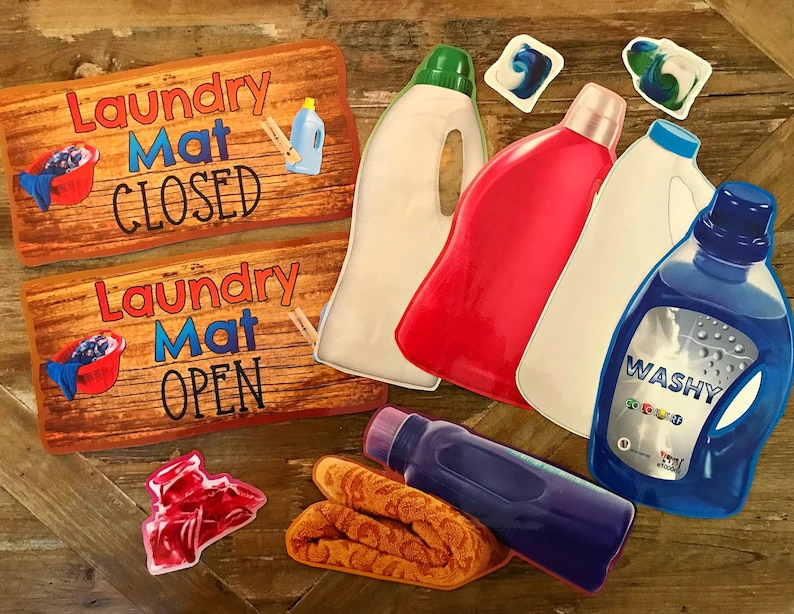 Laundry Dramatic Play | Printable Dramatic Play for Preschool ...