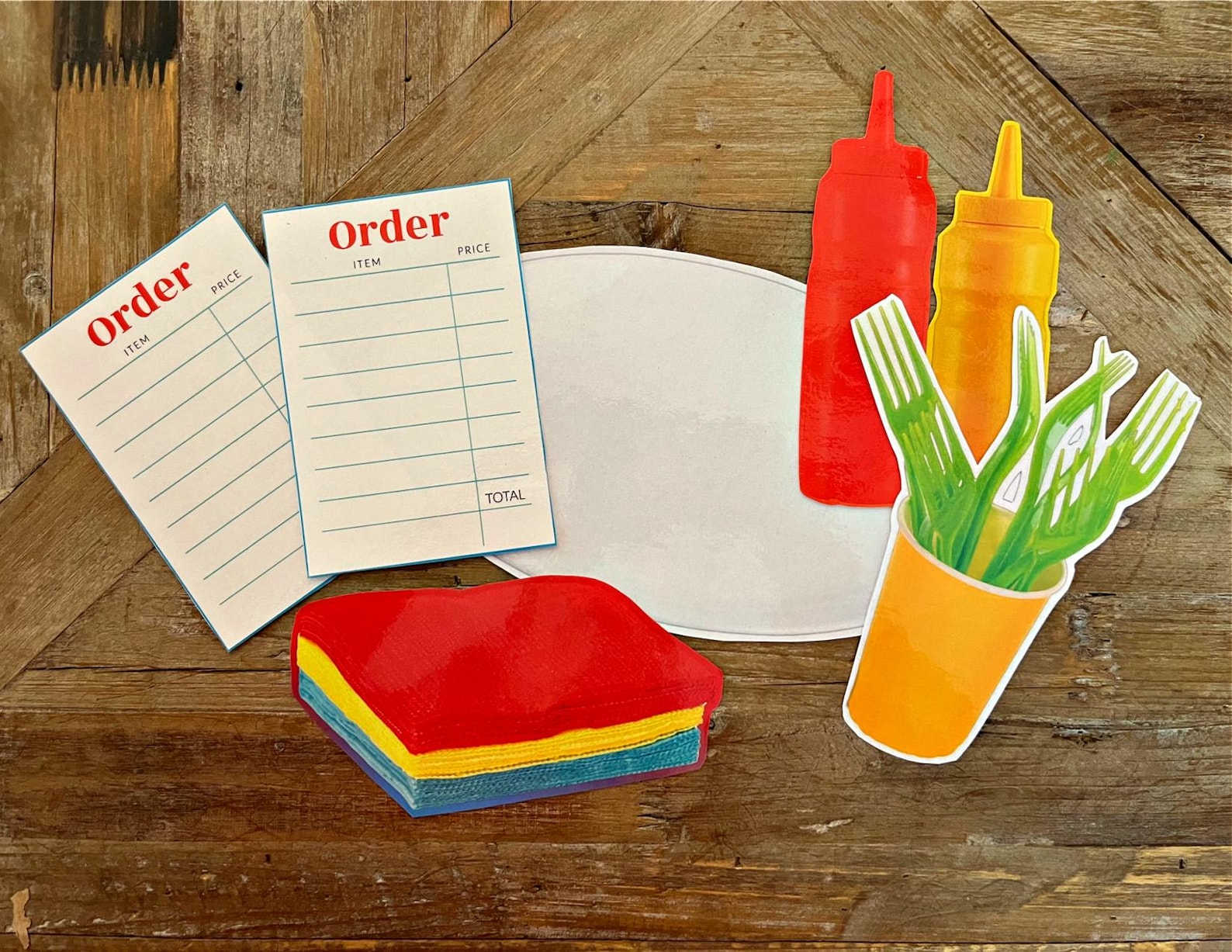 Food Trucks Dramatic Play | Pretend Play Food | Preschool Toy Set ...