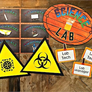 Science Lab Dramatic Play | Science Lab Pretend Play | Science Bulletin ...