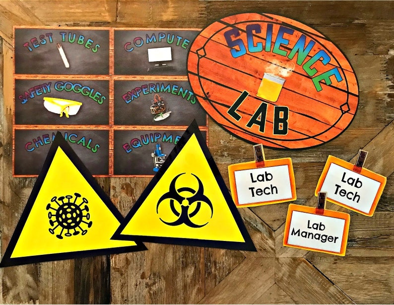 Science Lab Dramatic Play | Science Lab Pretend Play | Science Bulletin ...