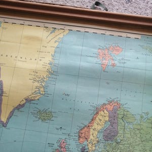 Old World Map Planisphere Royal Interocean Lines / Old World Map ...