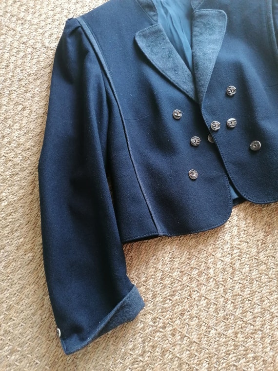Traditional Austrian Trachten jacket short vintage na… - Gem