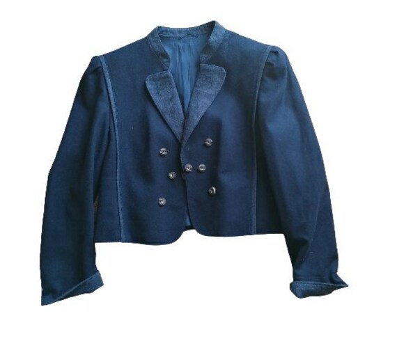 Traditional Austrian Trachten jacket short vintage na… - Gem