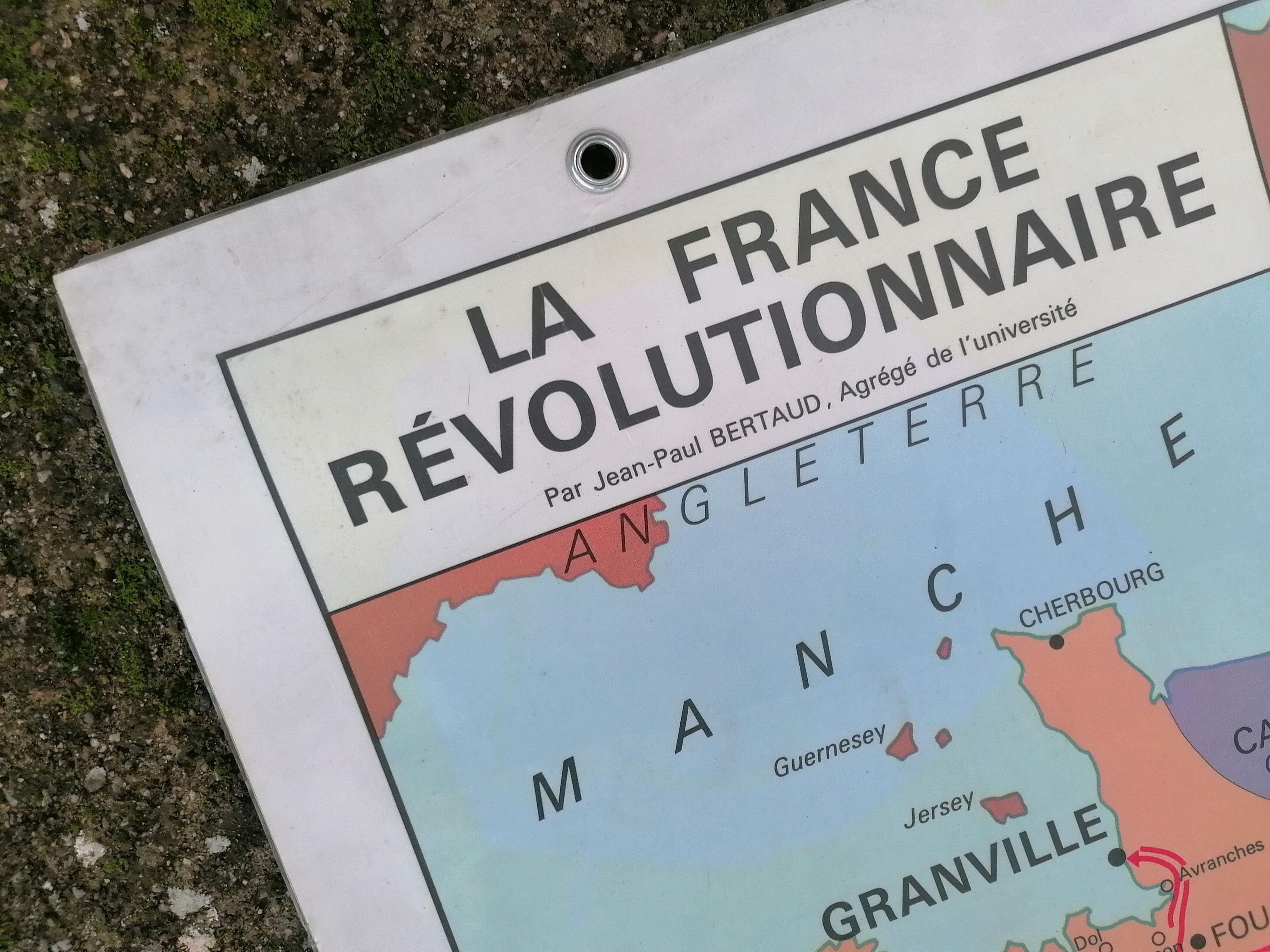 Old Historical Map Armand Colin the Revolutionary France-paris During ...