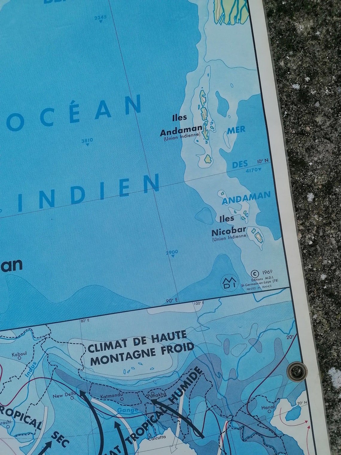 Old MDI Map India-indian Union Pakistan Ceylon / Map India / Map World ...