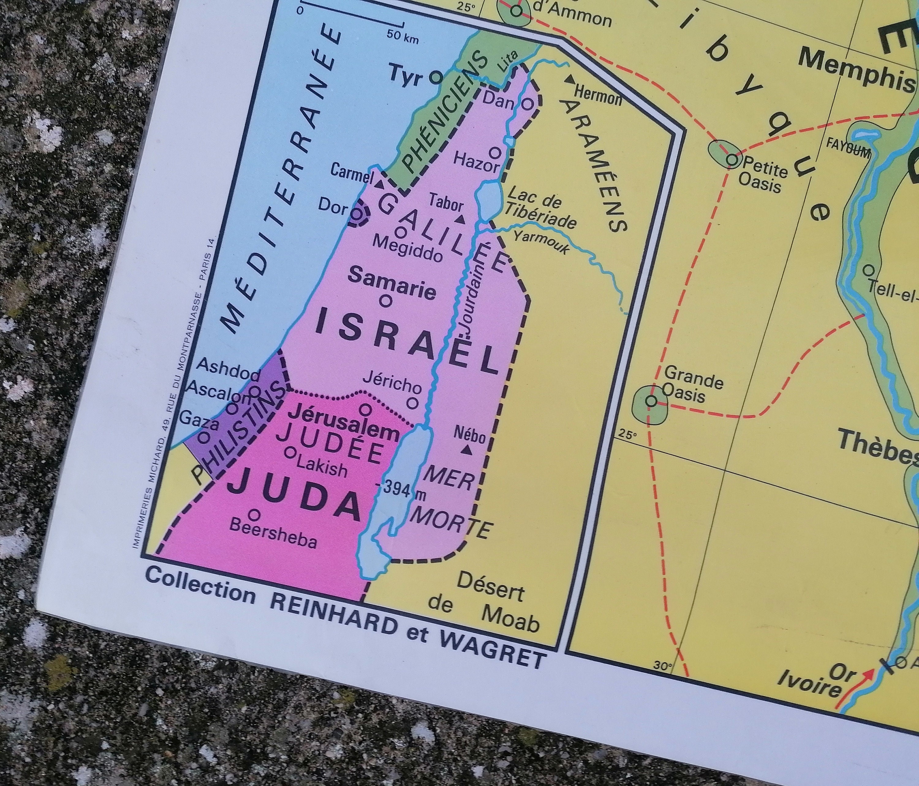 Old Map Armand Colin Historical Near East Ancient and Ancient Egypt ...