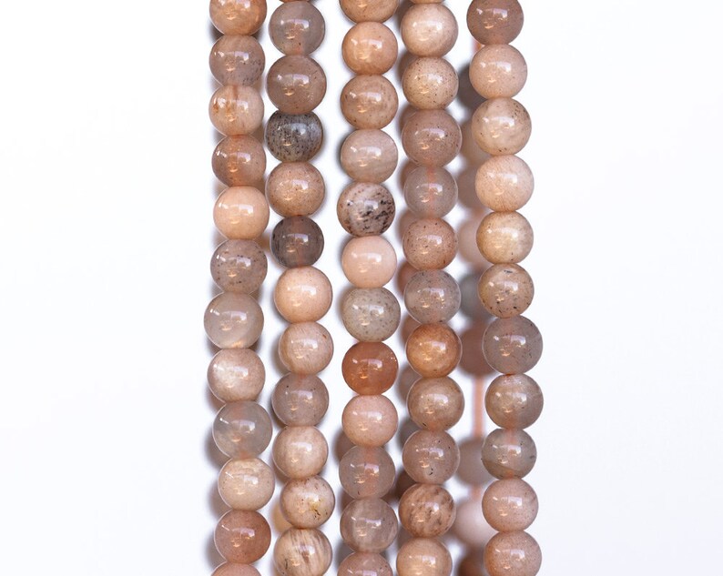 1445 Amber 4 Mm Pink Amber Natural Stone Pink-orange Beads Round Stone ...