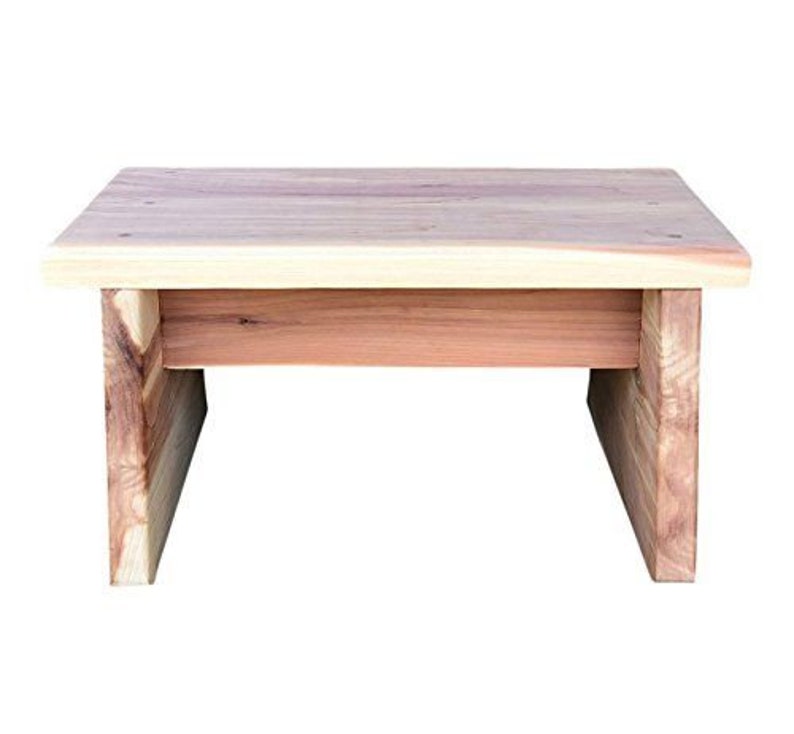 Hand Crafted ALL Cedar Wood Step Stool Amish Made in USA | Etsy