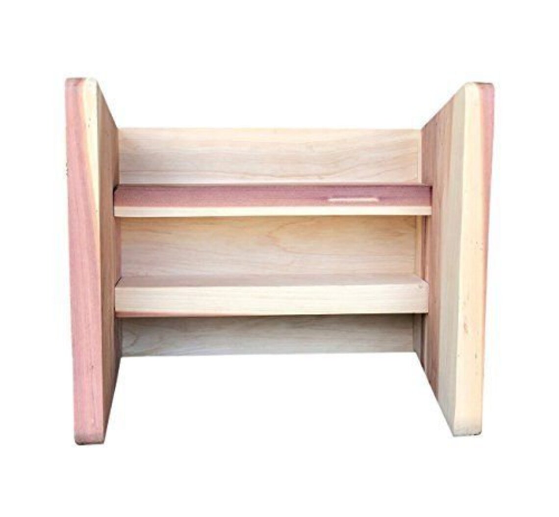 Hand Crafted ALL Cedar Wood Step Stool Amish Made in USA | Etsy