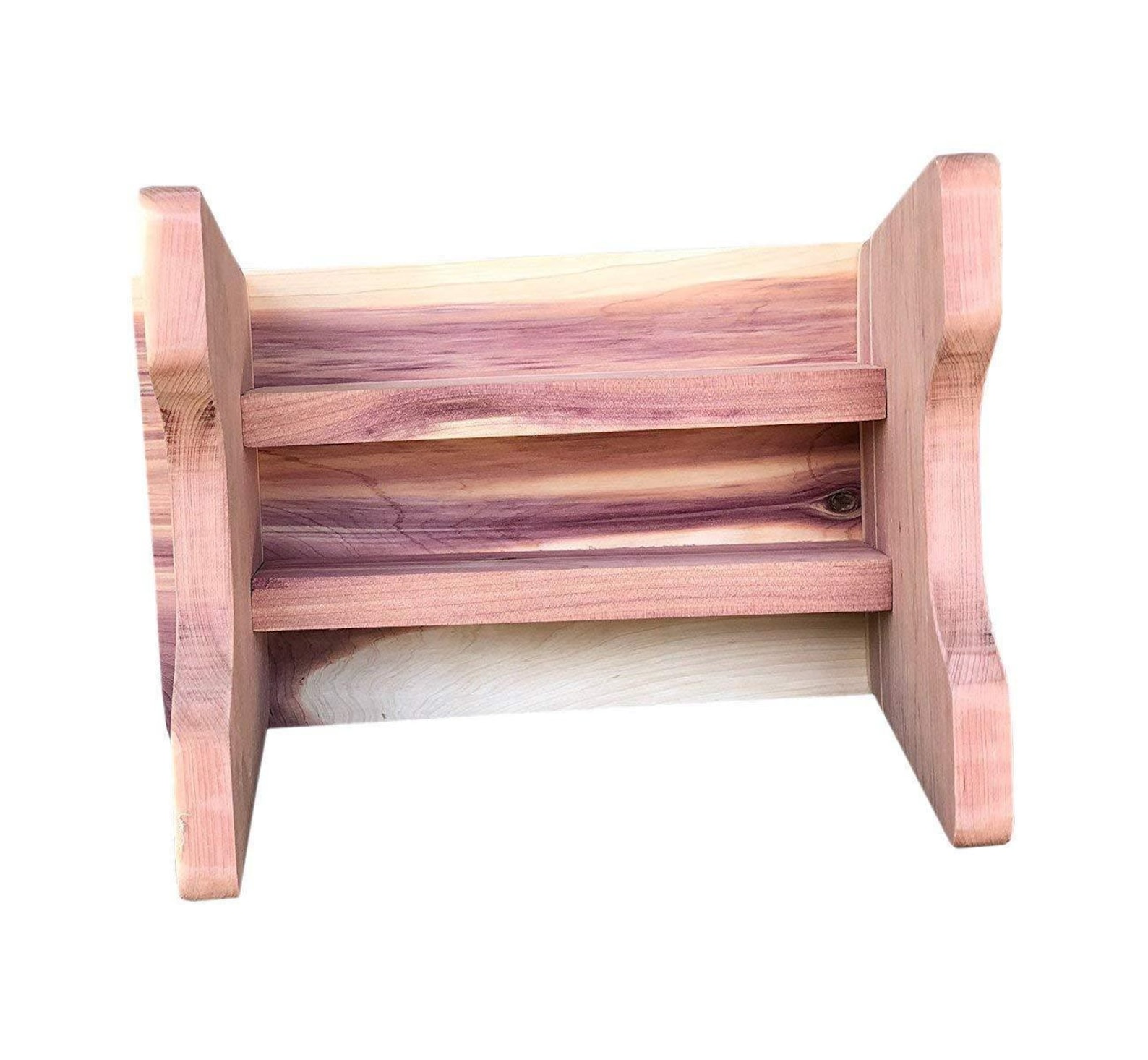 Hand Crafted ALL Cedar Wood Step Stool Amish Made in USA - Etsy