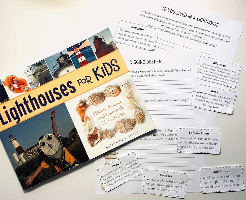 Exploring Lighthouses: A Mini Unit Study With Links | Etsy