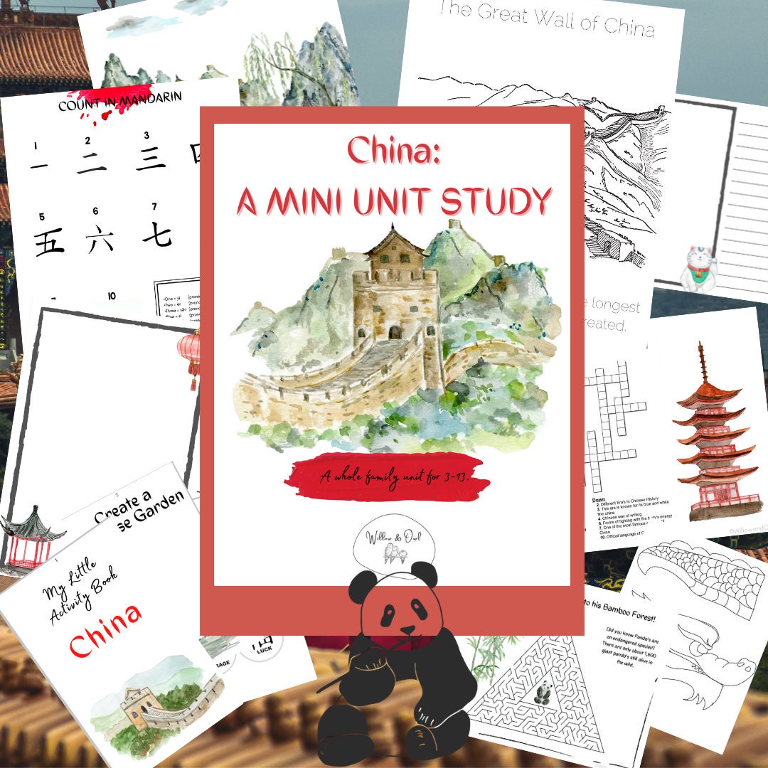 China: A Mini Unit Study - Etsy