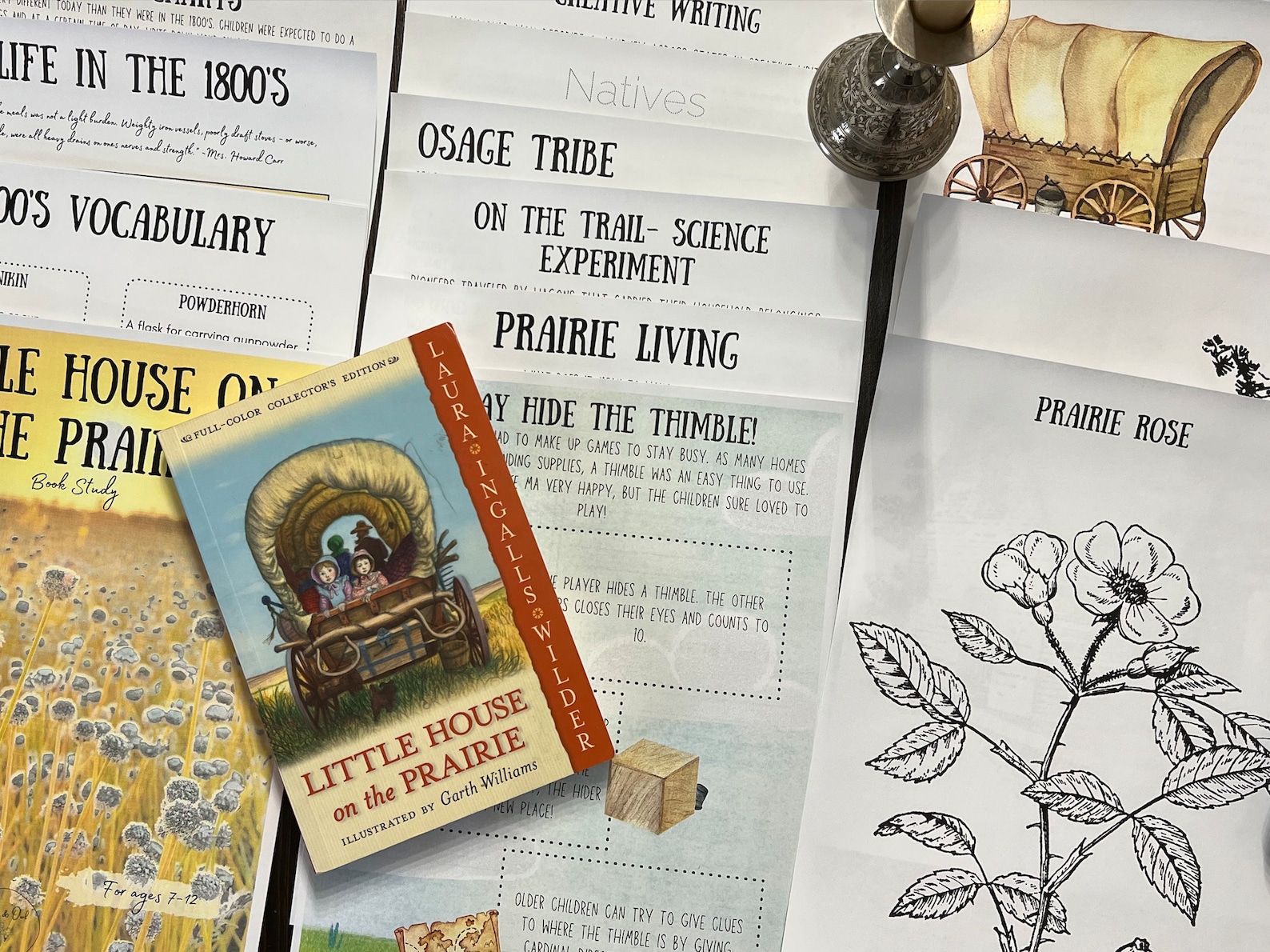 Little House on the Prairie Book Companion Activity Pack Book Study - Etsy