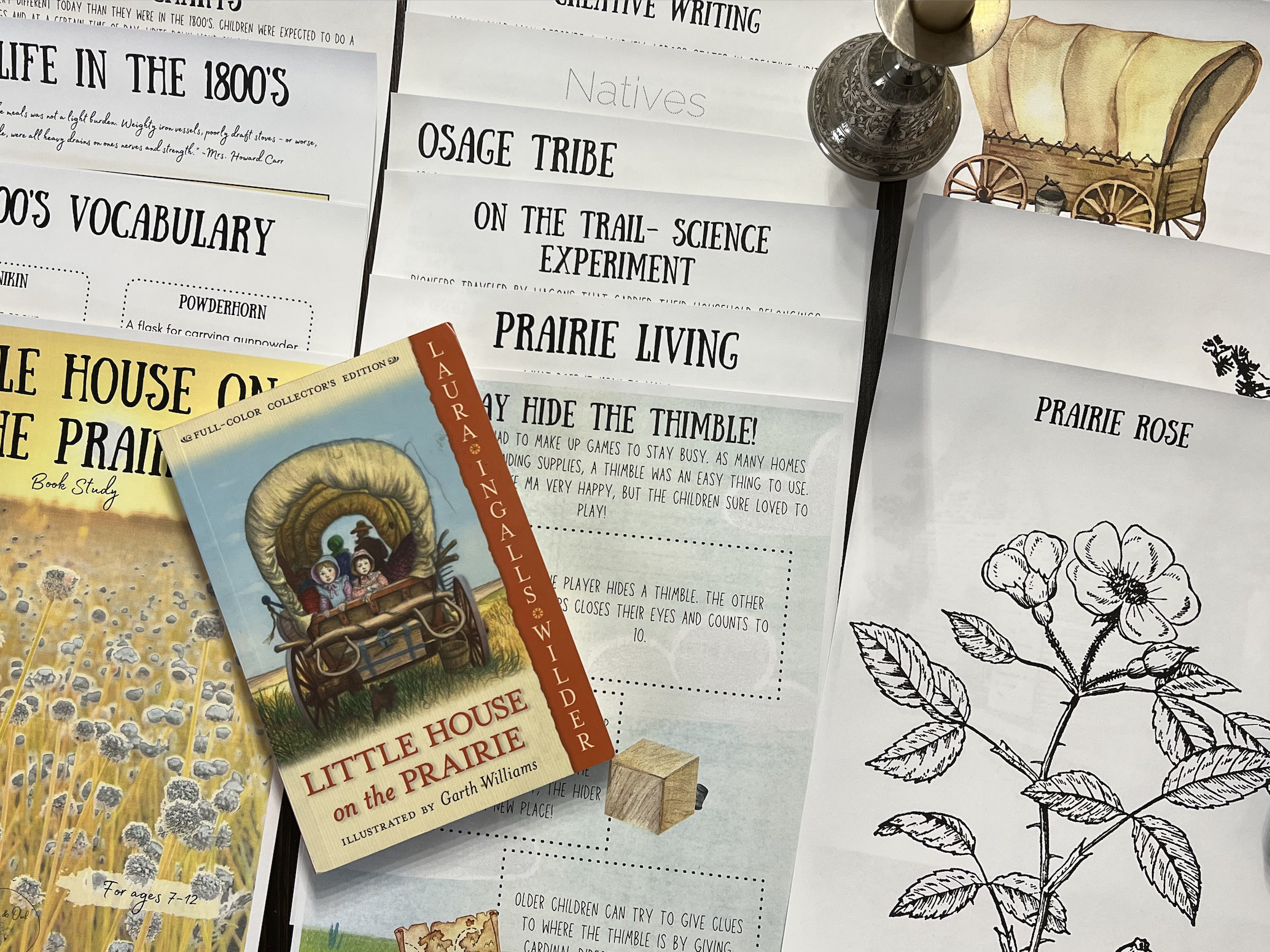 Little House on the Prairie Book Companion Activity Pack Book Study - Etsy