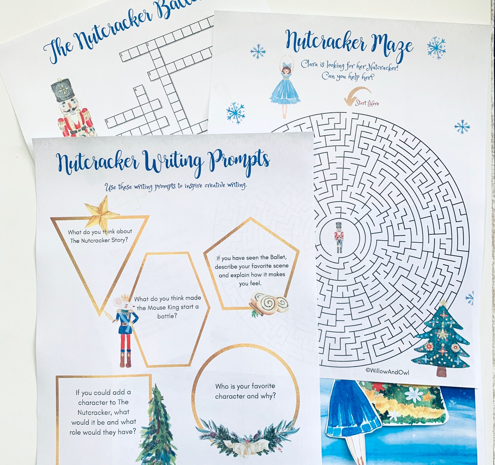 The Nutcracker Activity Pack - Etsy UK
