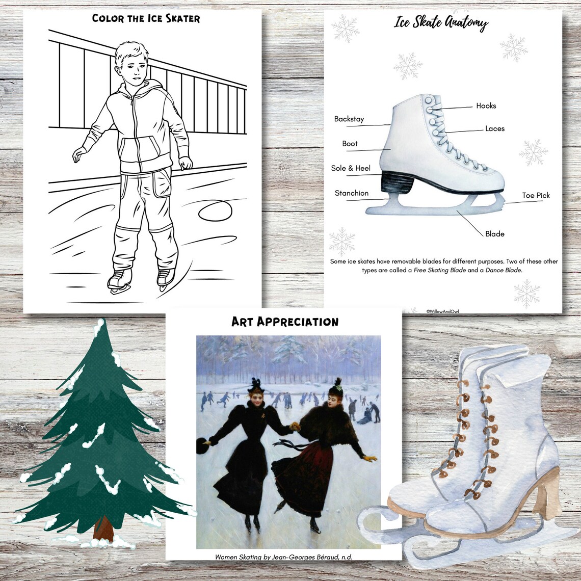 The History of Ice Skating: A Mini Unit Study - Etsy