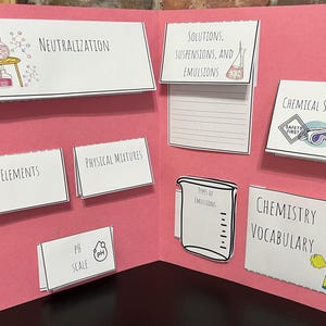 Chemistry Lapbook & Study Tool - Etsy